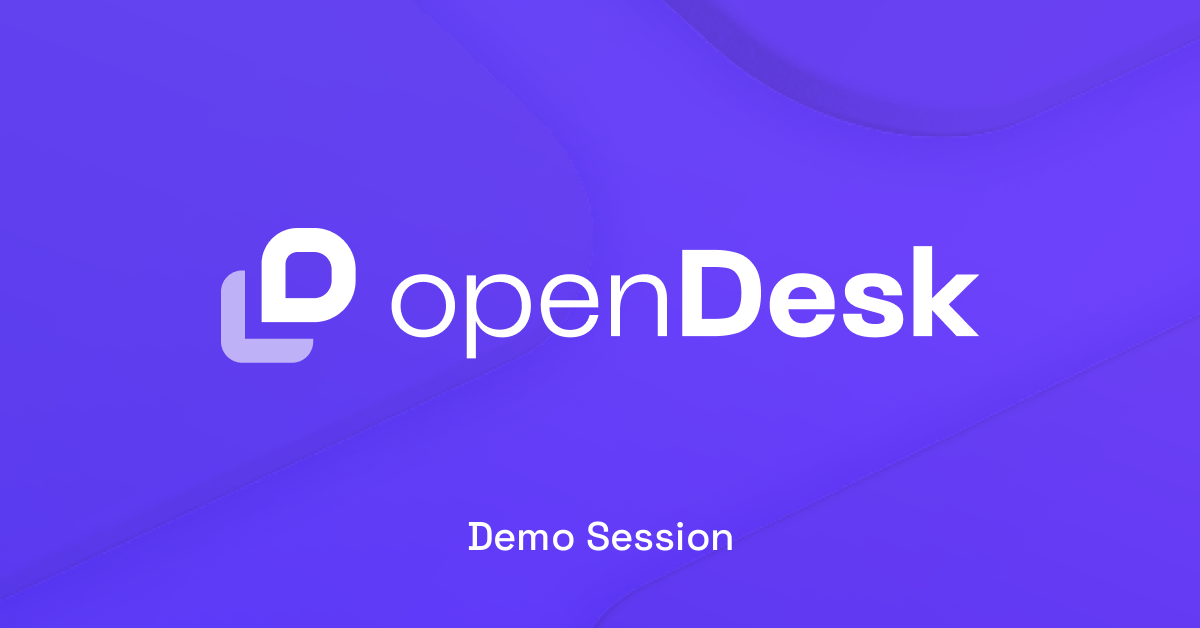Experience openDesk live | Book a demo